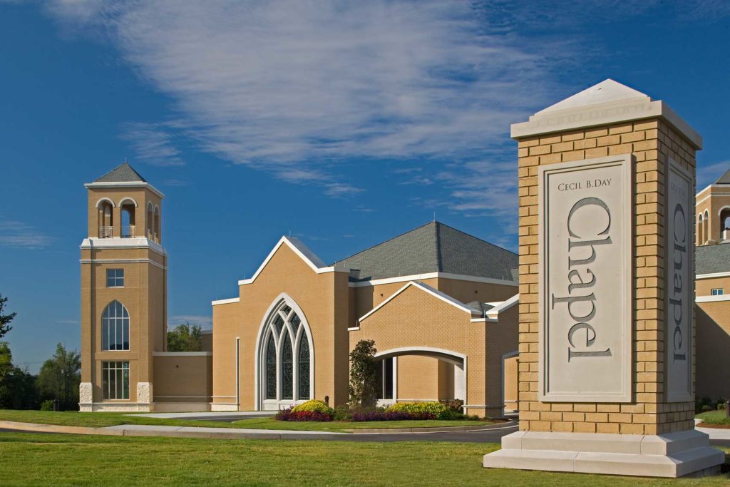 Cecil B. Day Chapel at Perimeter Church | Signage DetailWakefield ...